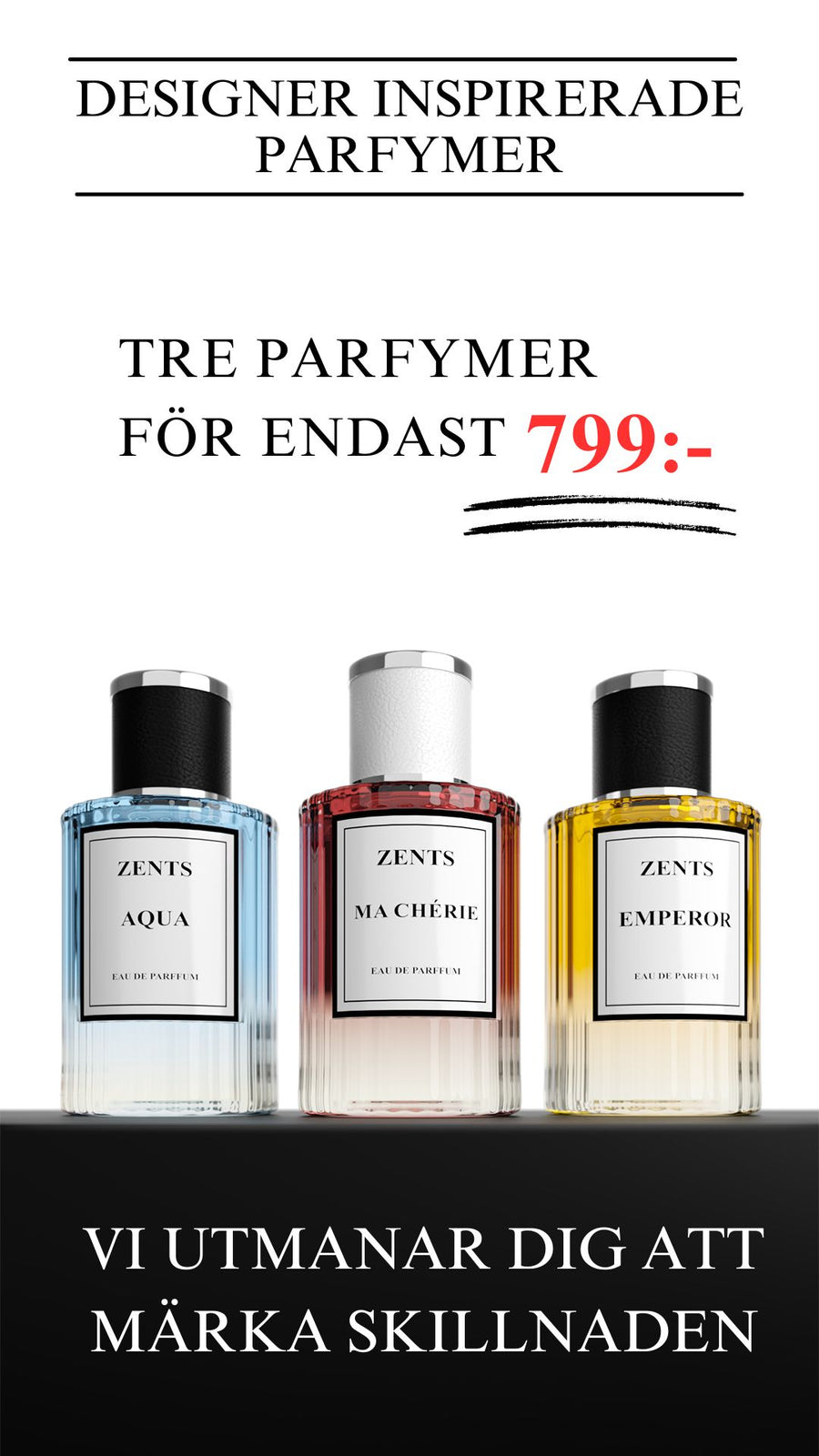 ZENTS | No 1 Designer Inspirerade Märkesparfymer